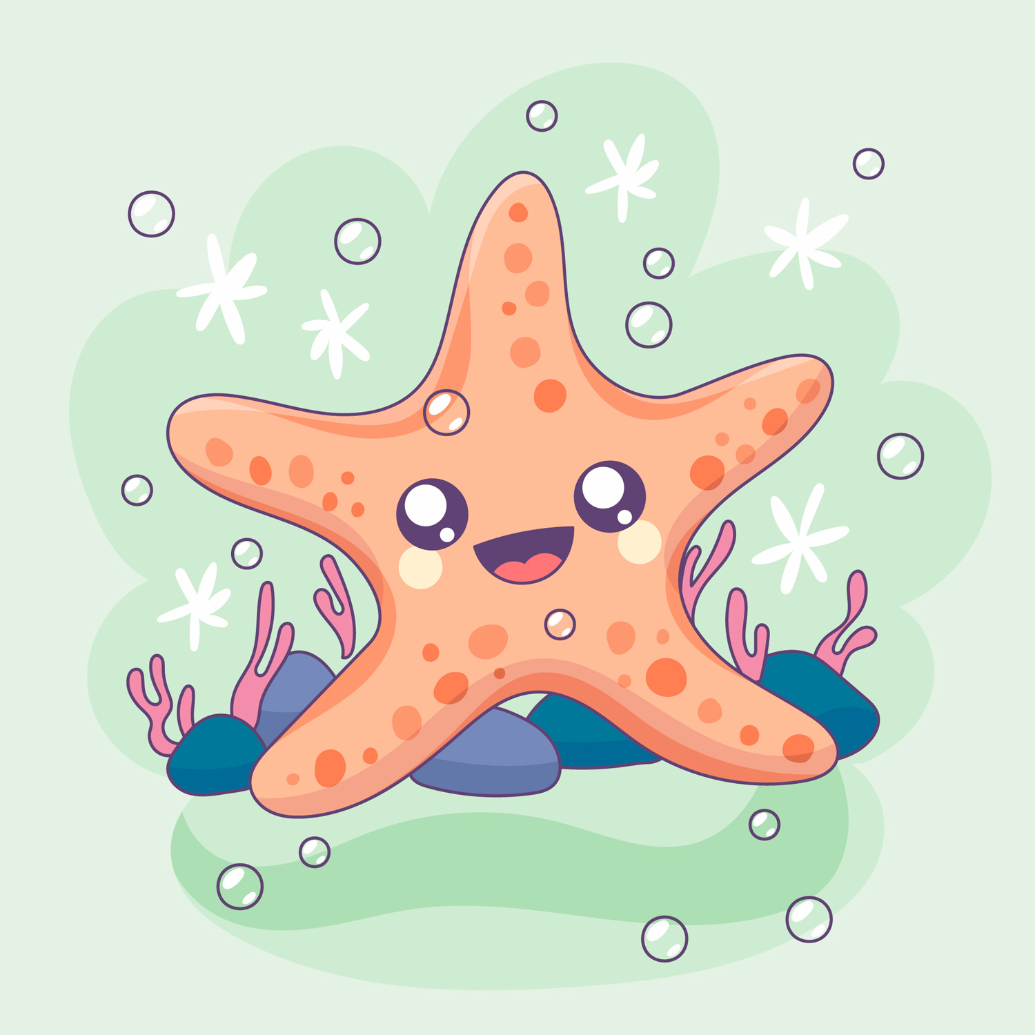 Juegos de respiración: La estrella de mar