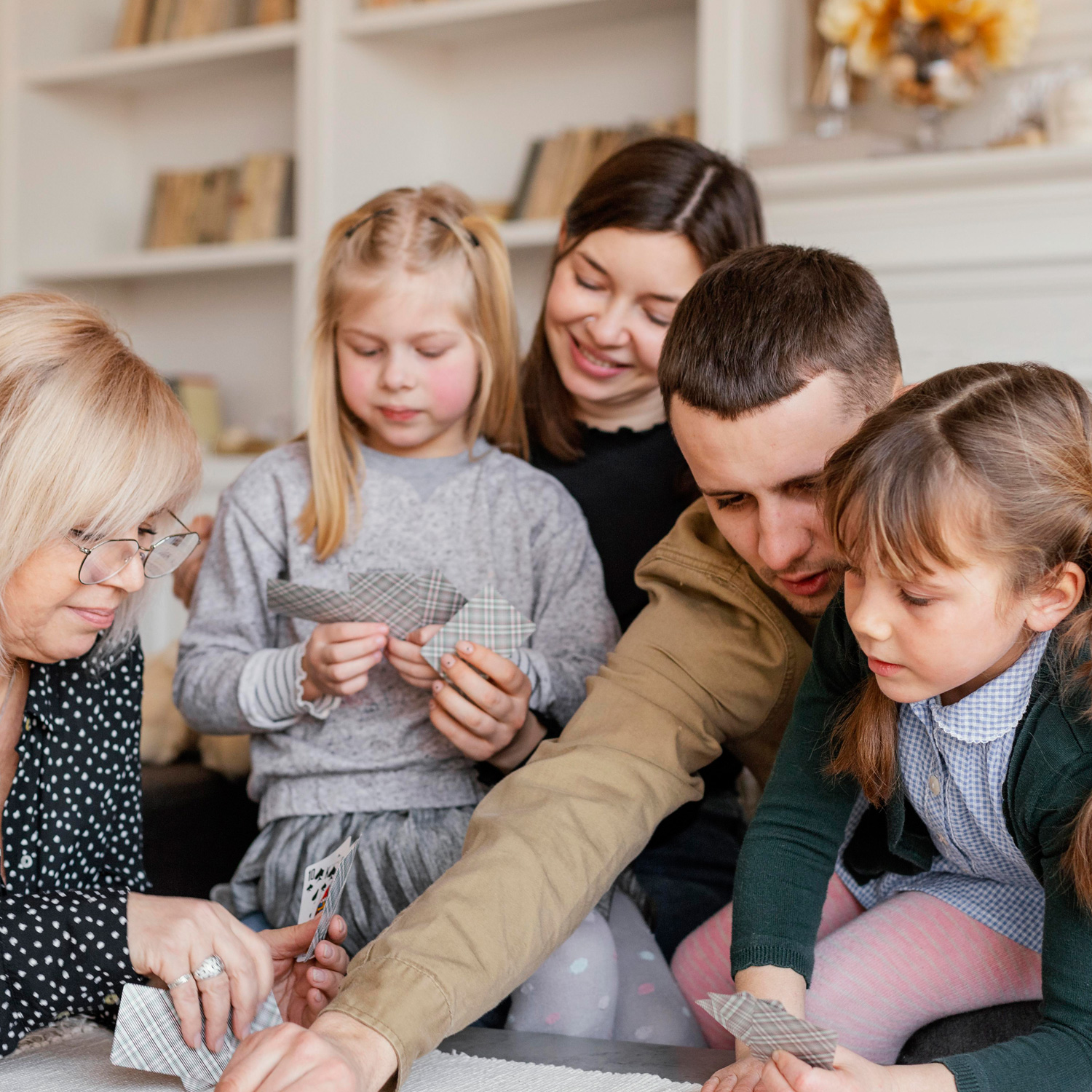 Conversaciones en familia: juego de cartas